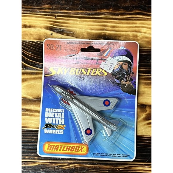MATCHBOX | Toys | Matchbox 977 Skybusters Sb21 Lightning British Jet Diecast Silver Mib | Poshmark